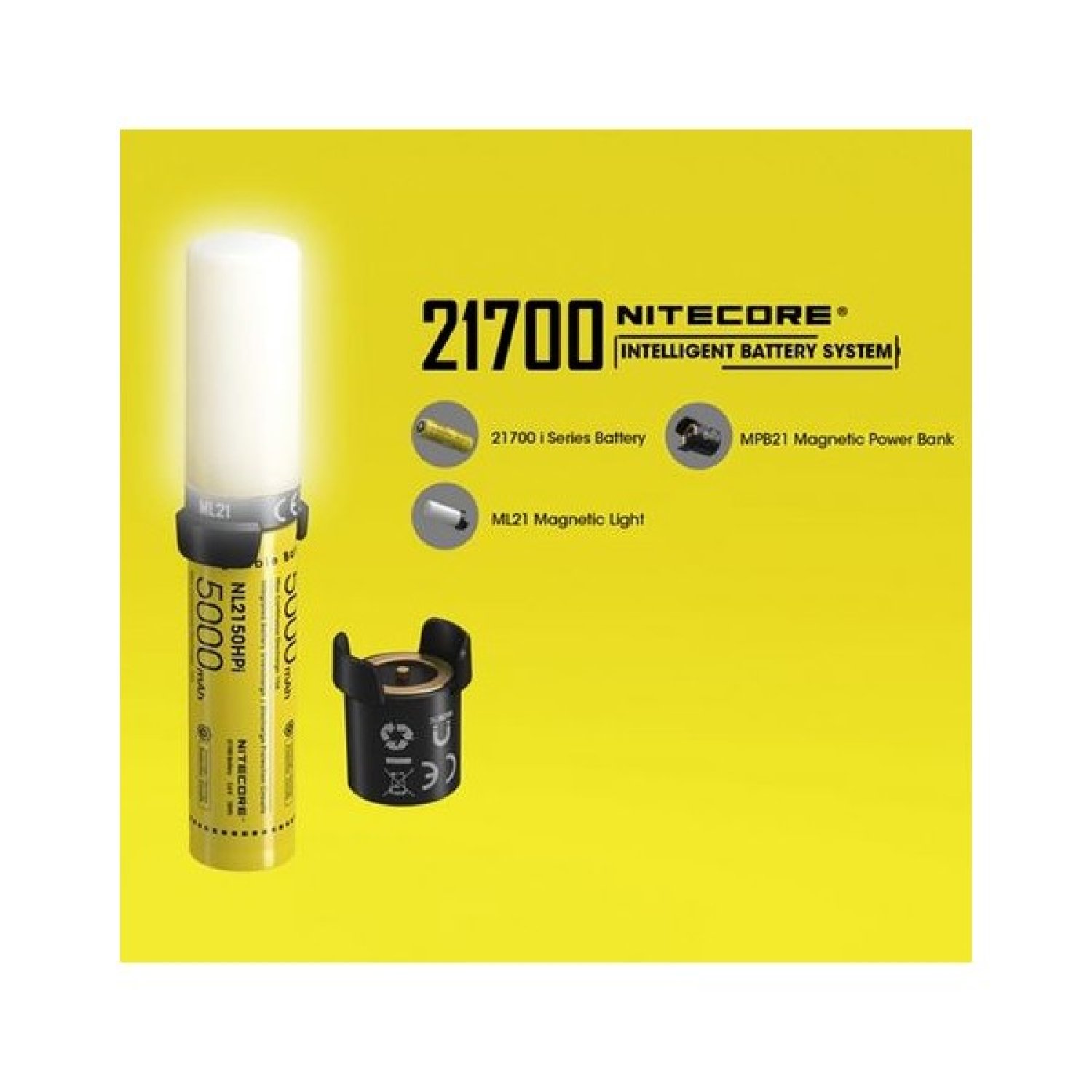 Müller Outdoor - NiteCore 21700 intelligent Battery System Kit